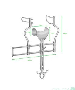 Separador Balfour Con Valva 45 X 80 mm - Cirugía Rex