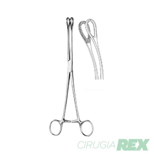 Pinza Foester Curva - Cirugía Rex