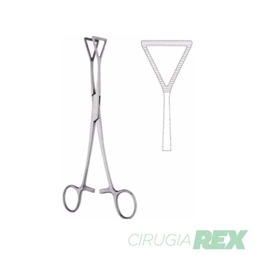 Pinza Duval 20cm - Cirugía Rex