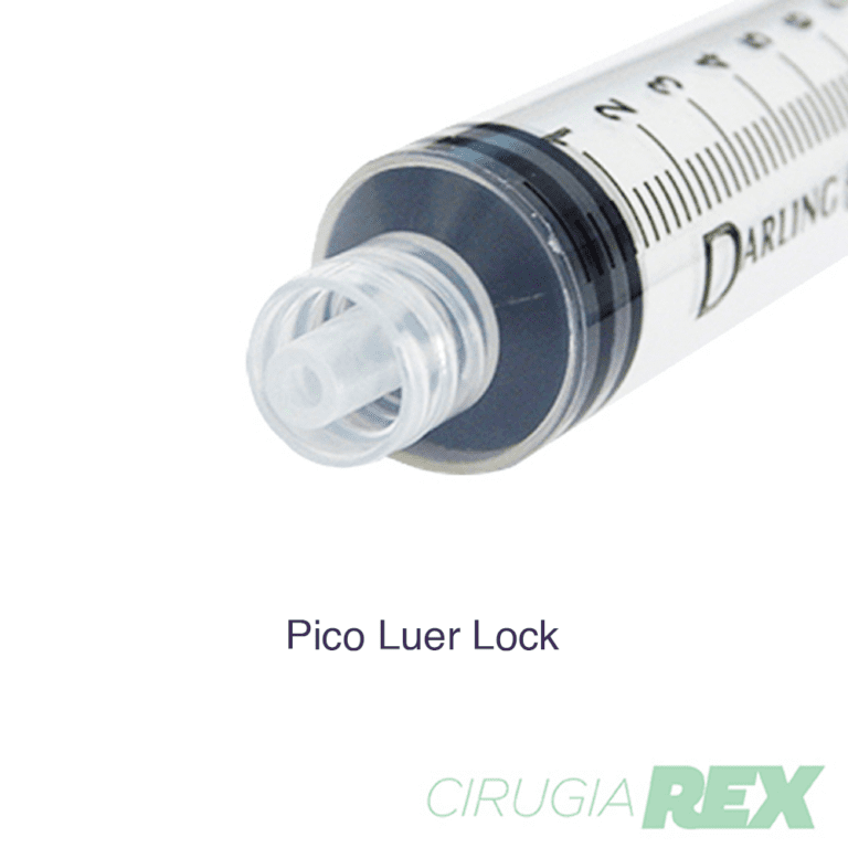 Jeringa Hipodérmica Desc. Pico a Rosca 10ml DARLING - Cirugía Rex