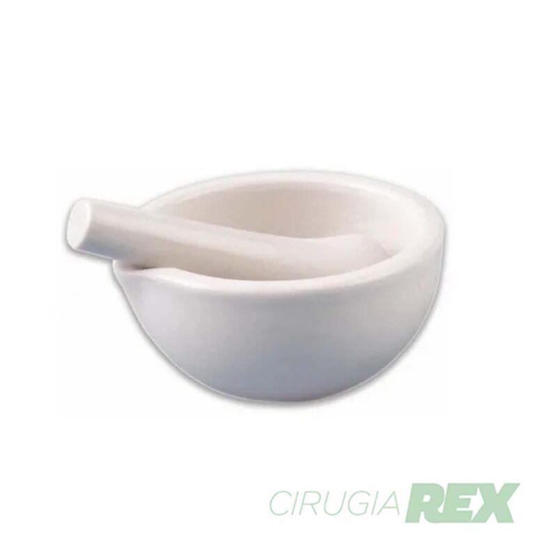 Mortero de Porcelana con Pilon 100mm - Cirugía Rex